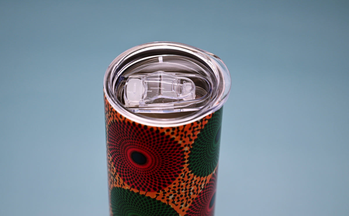 Gye Nyame 20oz Stainless Steel Ankara Tumbler – Sadji Treasures